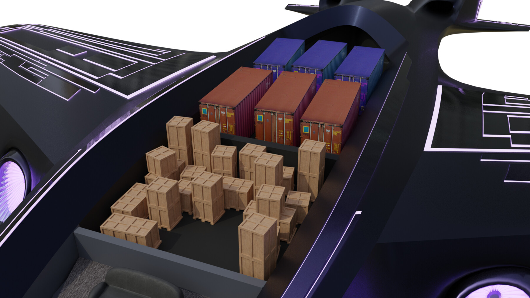 ArtStation - Luxury Cargo Plane | Game Assets