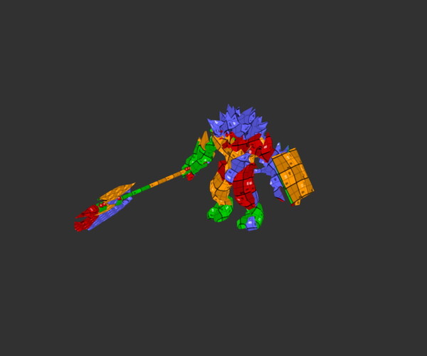 ArtStation - Guardian Beast Warrior Spirit | Game Assets