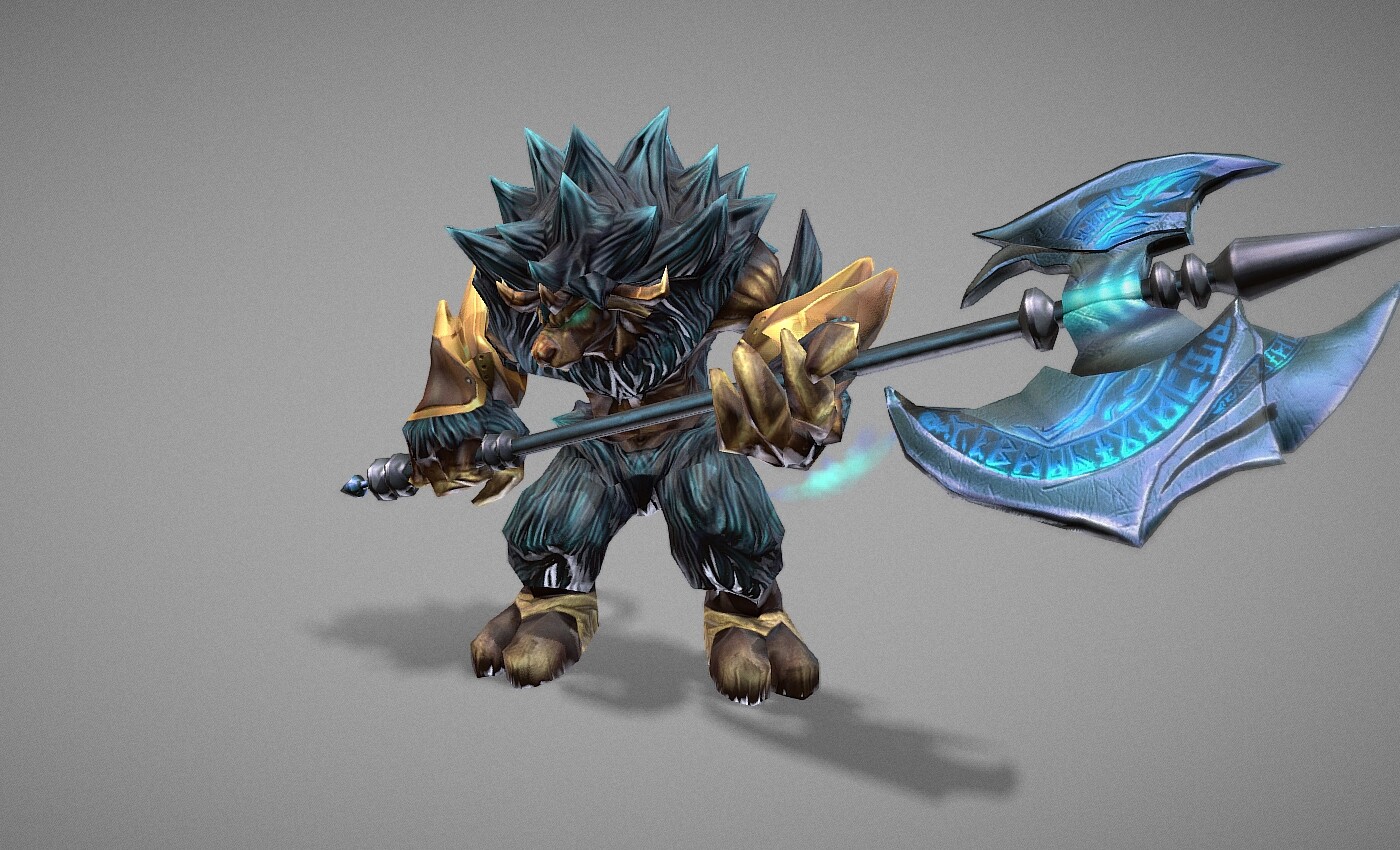 ArtStation - Guardian Beast Warrior Spirit | Game Assets