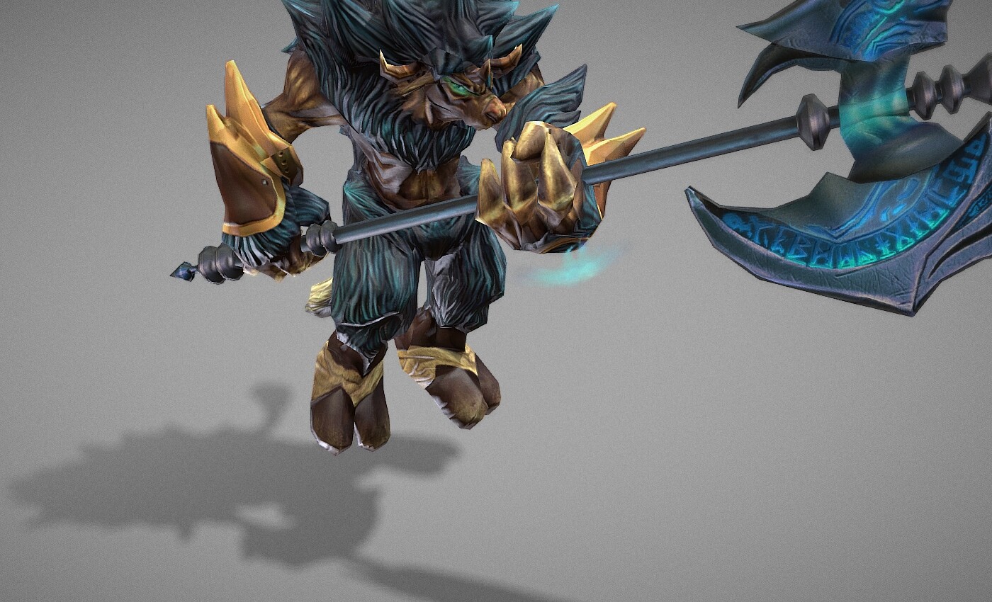 ArtStation - Guardian Beast Warrior Spirit | Game Assets