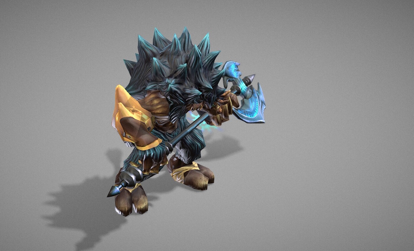 ArtStation - Guardian Beast Warrior Spirit | Game Assets