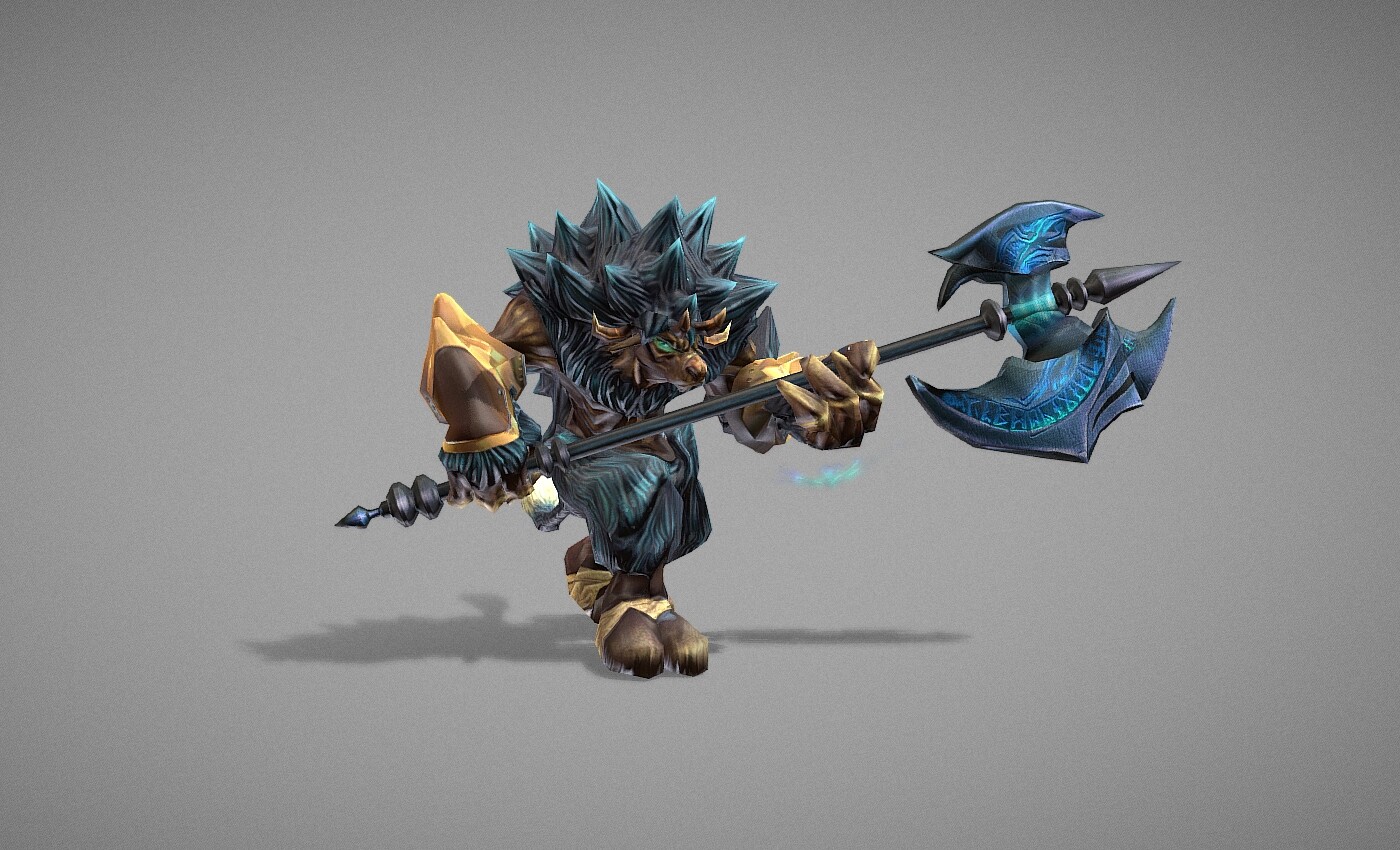 ArtStation - Guardian Beast Warrior Spirit | Game Assets