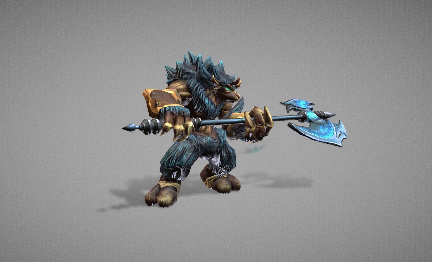 ArtStation - Guardian Beast Warrior Spirit | Game Assets