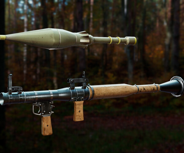 ArtStation - WEAPON SERIES - RPG 7 | Game Assets