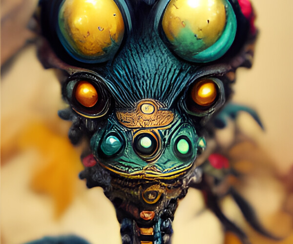ArtStation - Baroque Alien creation | Artworks