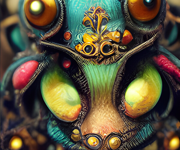 ArtStation - Baroque Alien creation | Artworks