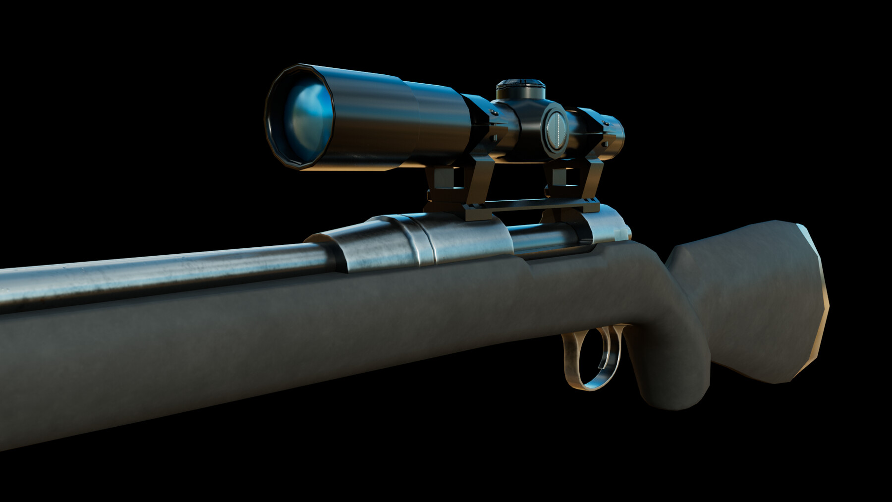 ArtStation - WEAPON SERIES - SNIPER RIFLE | Game Assets