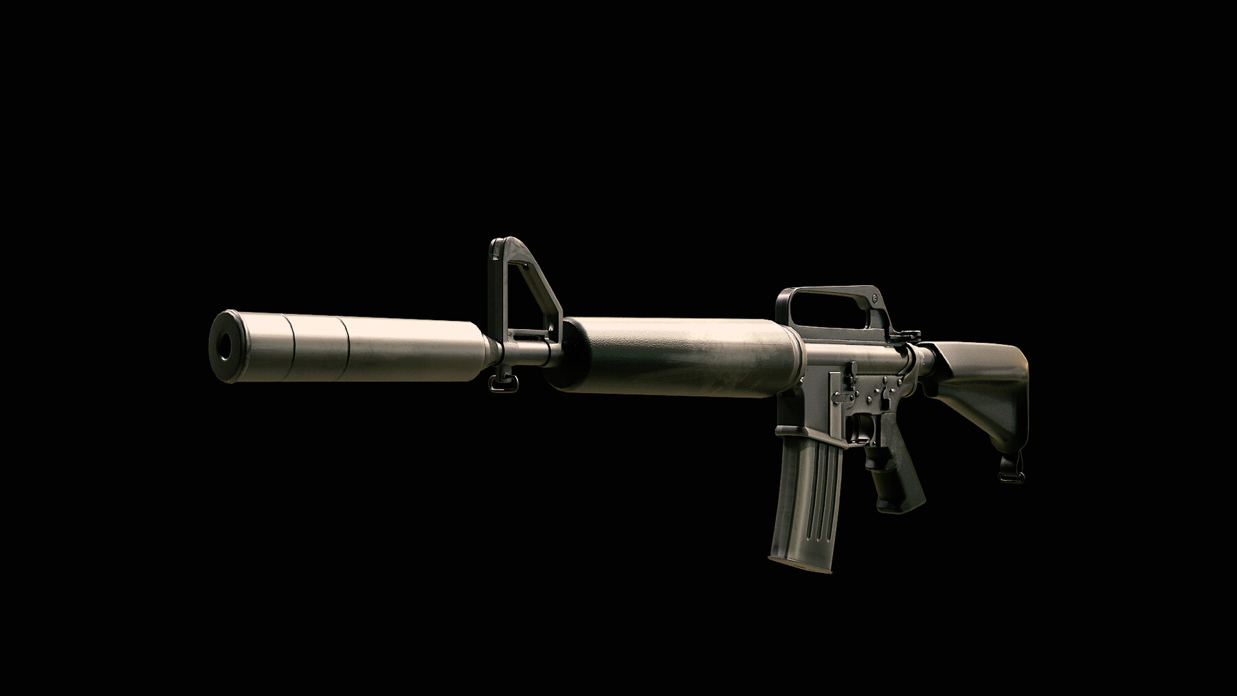 ArtStation - WEAPON SERIES - M16 | Game Assets