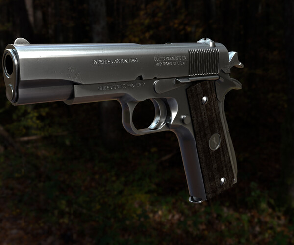ArtStation - WEAPON SERIES - M1911 | Game Assets