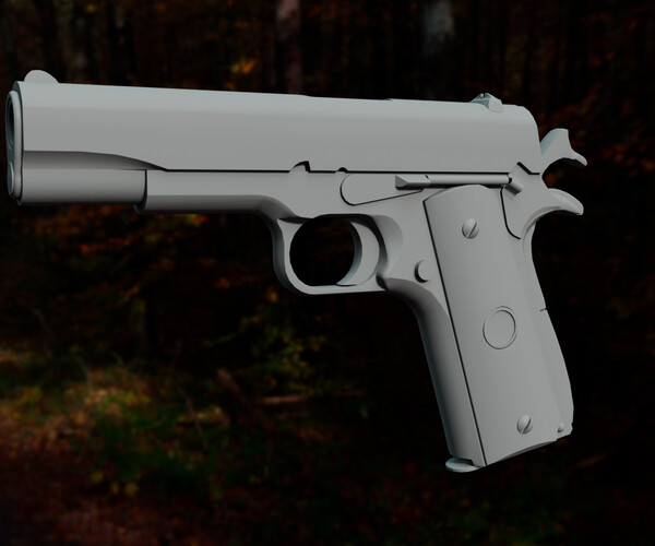 ArtStation - WEAPON SERIES - M1911 | Game Assets