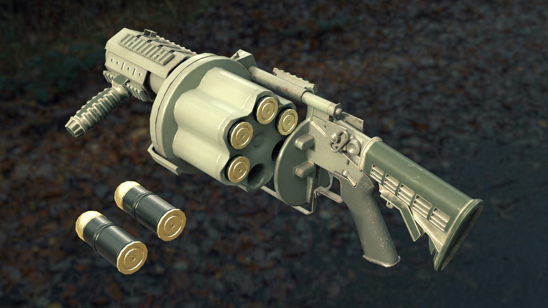 ArtStation - WEAPON SERIES - GRENADE LAUNCHER | Game Assets
