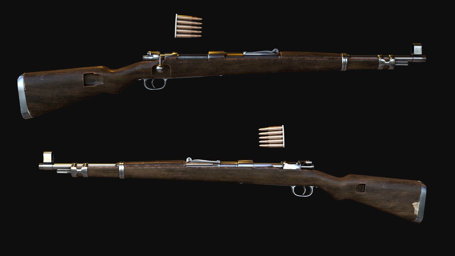 ArtStation - WEAPON SERIES - KAR98 | Game Assets