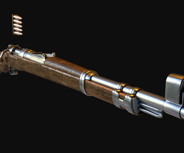 ArtStation - WEAPON SERIES - KAR98 | Game Assets