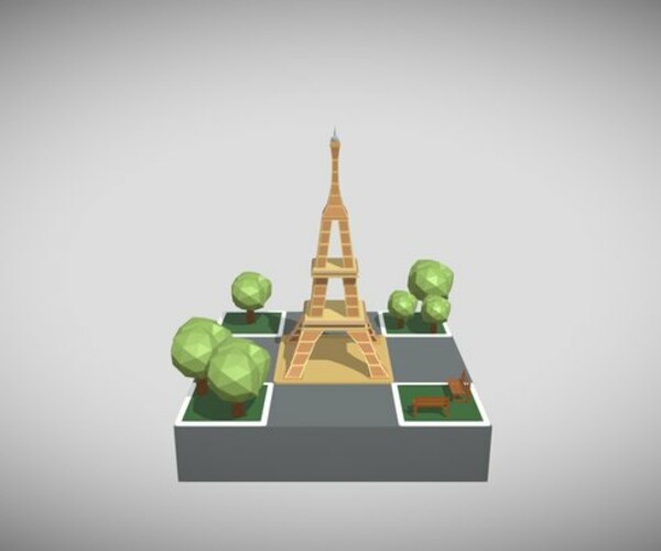 ArtStation - Eiffel Tower | Game Assets