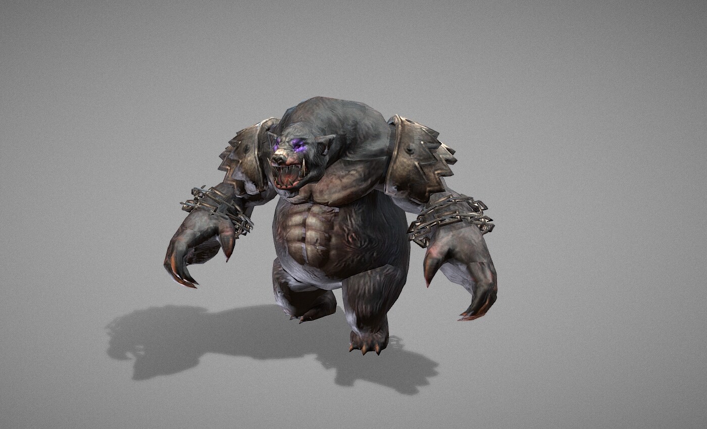 ArtStation - Beast Bear Creature | Game Assets