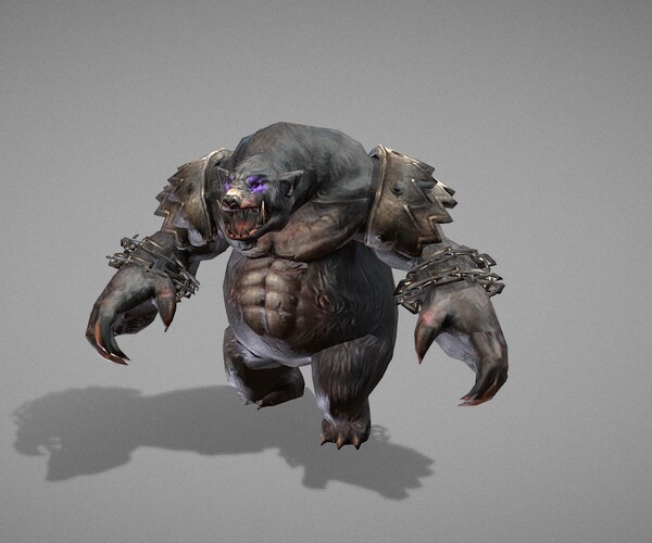 ArtStation - Beast Bear Creature | Game Assets