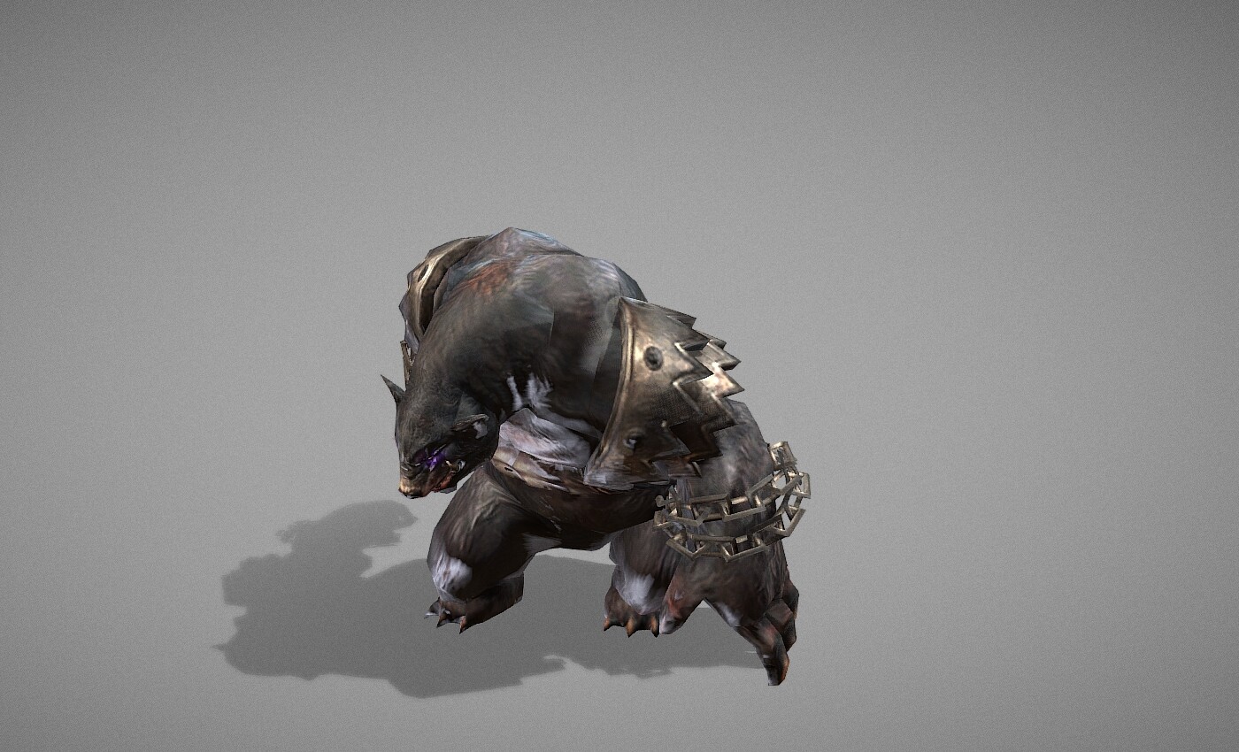 ArtStation - Beast Bear Creature | Game Assets