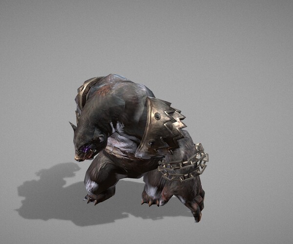 ArtStation - Beast Bear Creature | Game Assets