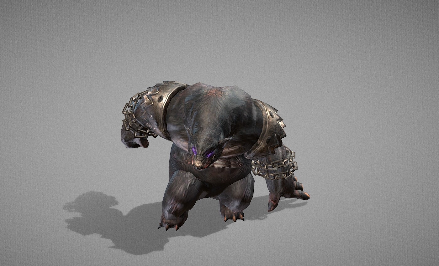 ArtStation - Beast Bear Creature | Game Assets