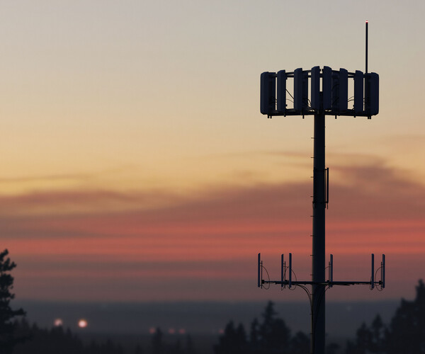 ArtStation - Cell Tower 3D Model | Resources