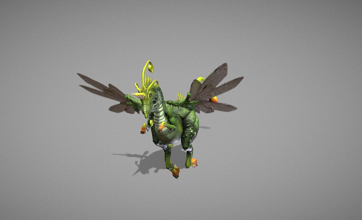 ArtStation - Fairy Dragon Myth | Game Assets