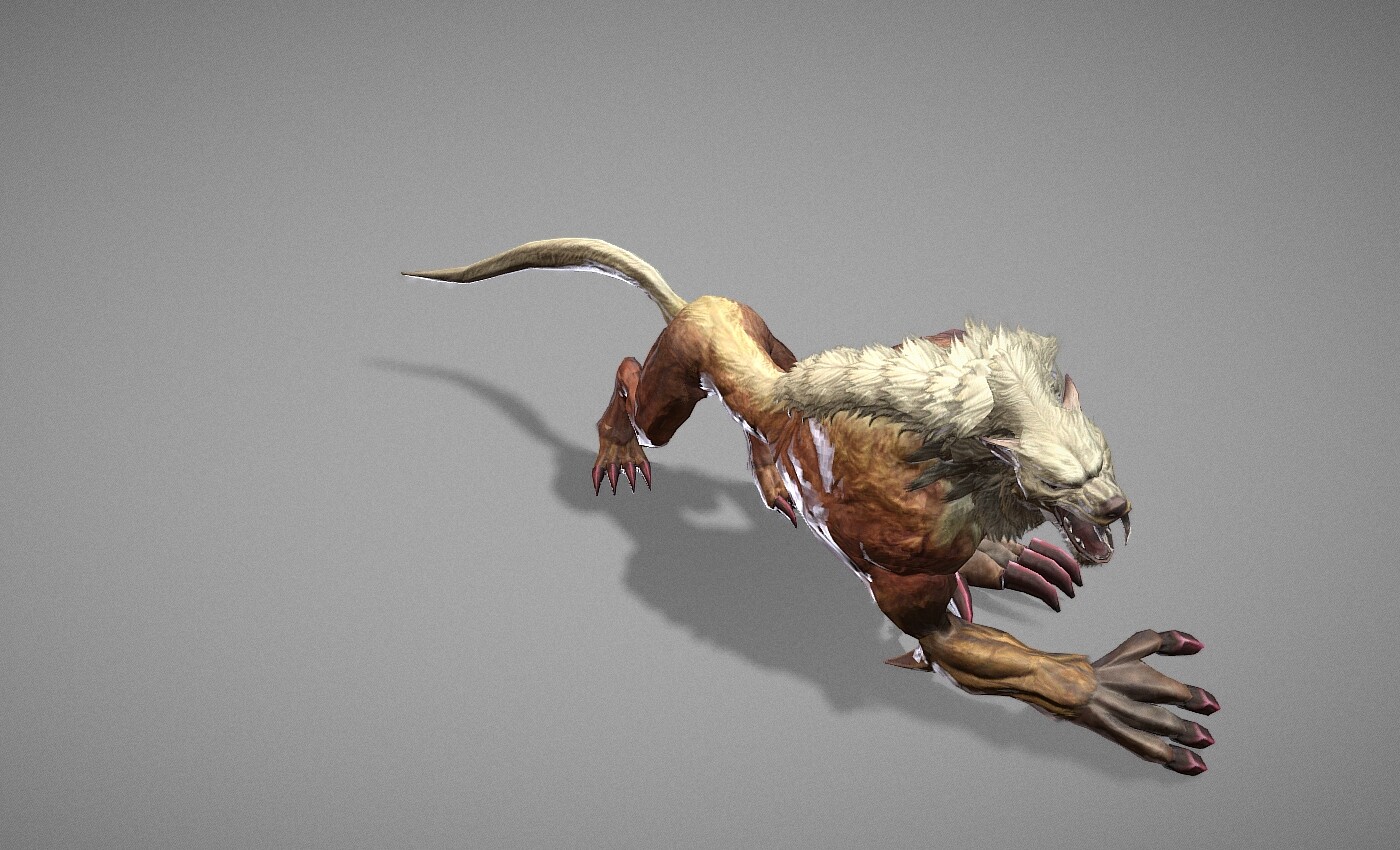 ArtStation - Mutant Beast Zombie | Game Assets