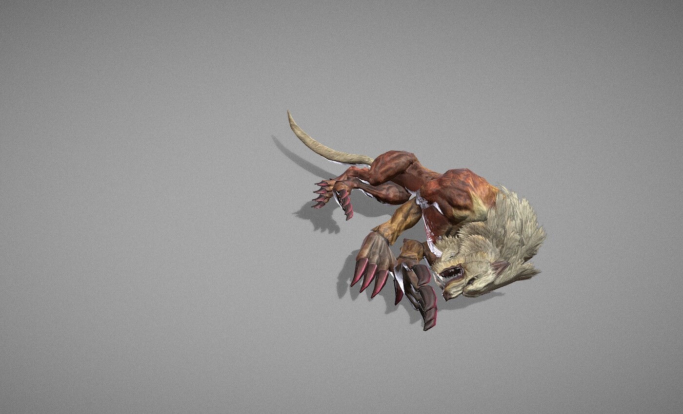 ArtStation - Mutant Beast Zombie | Game Assets