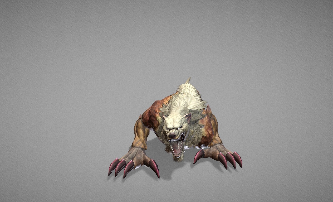 ArtStation - Mutant Beast Zombie | Game Assets