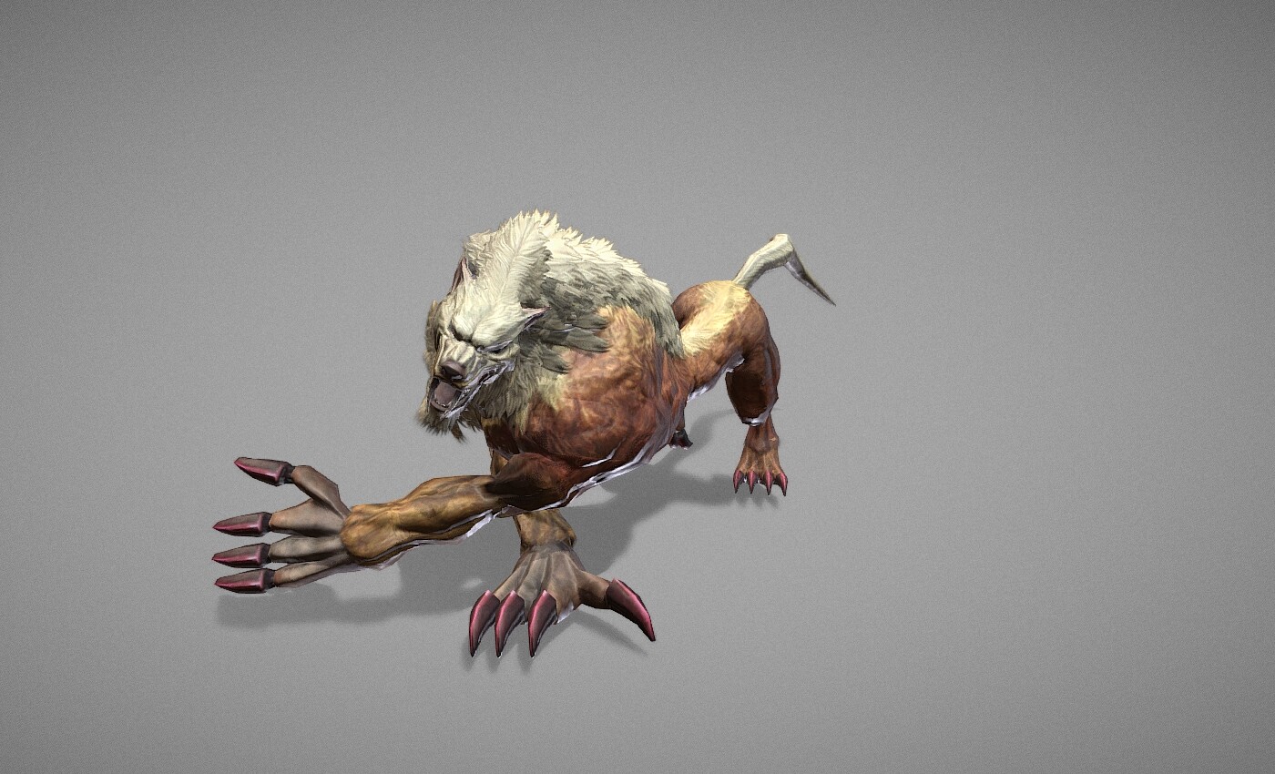 ArtStation - Mutant Beast Zombie | Game Assets