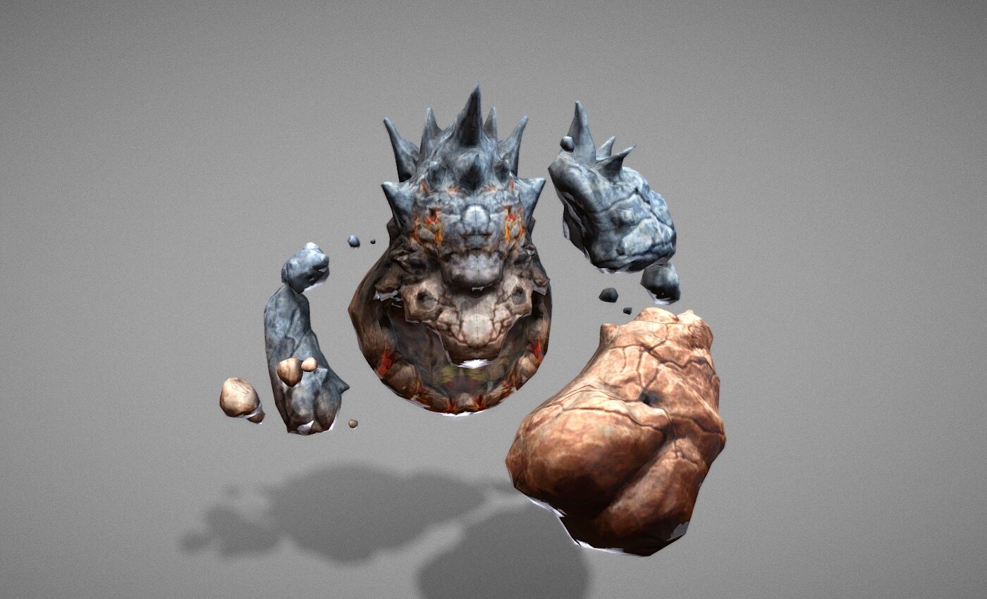 ArtStation - Rock Giant | Game Assets