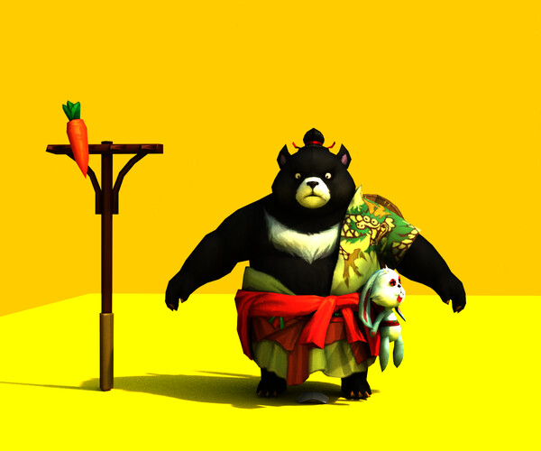 ArtStation - Film of the panda | Game Assets