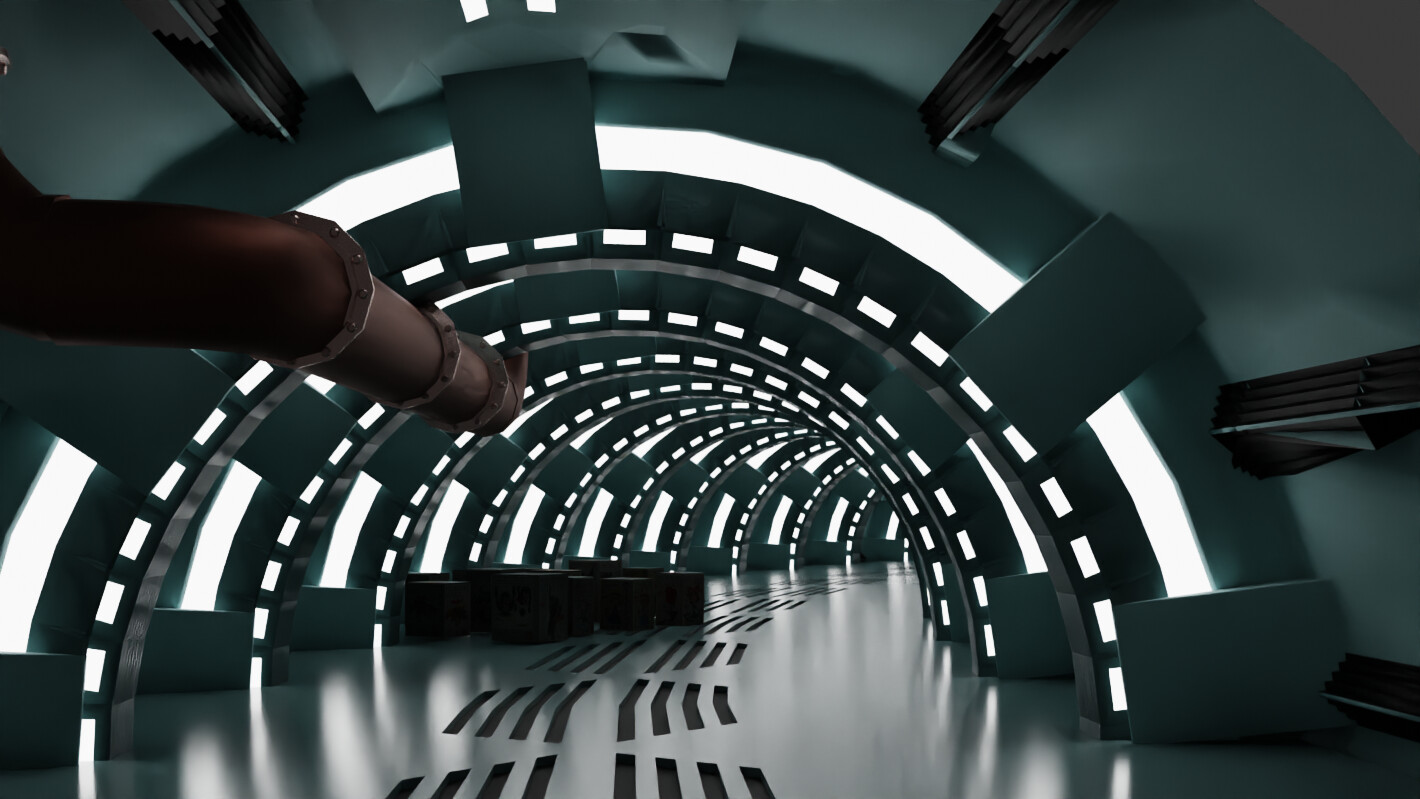 ArtStation - alien warship inner scifi | Resources