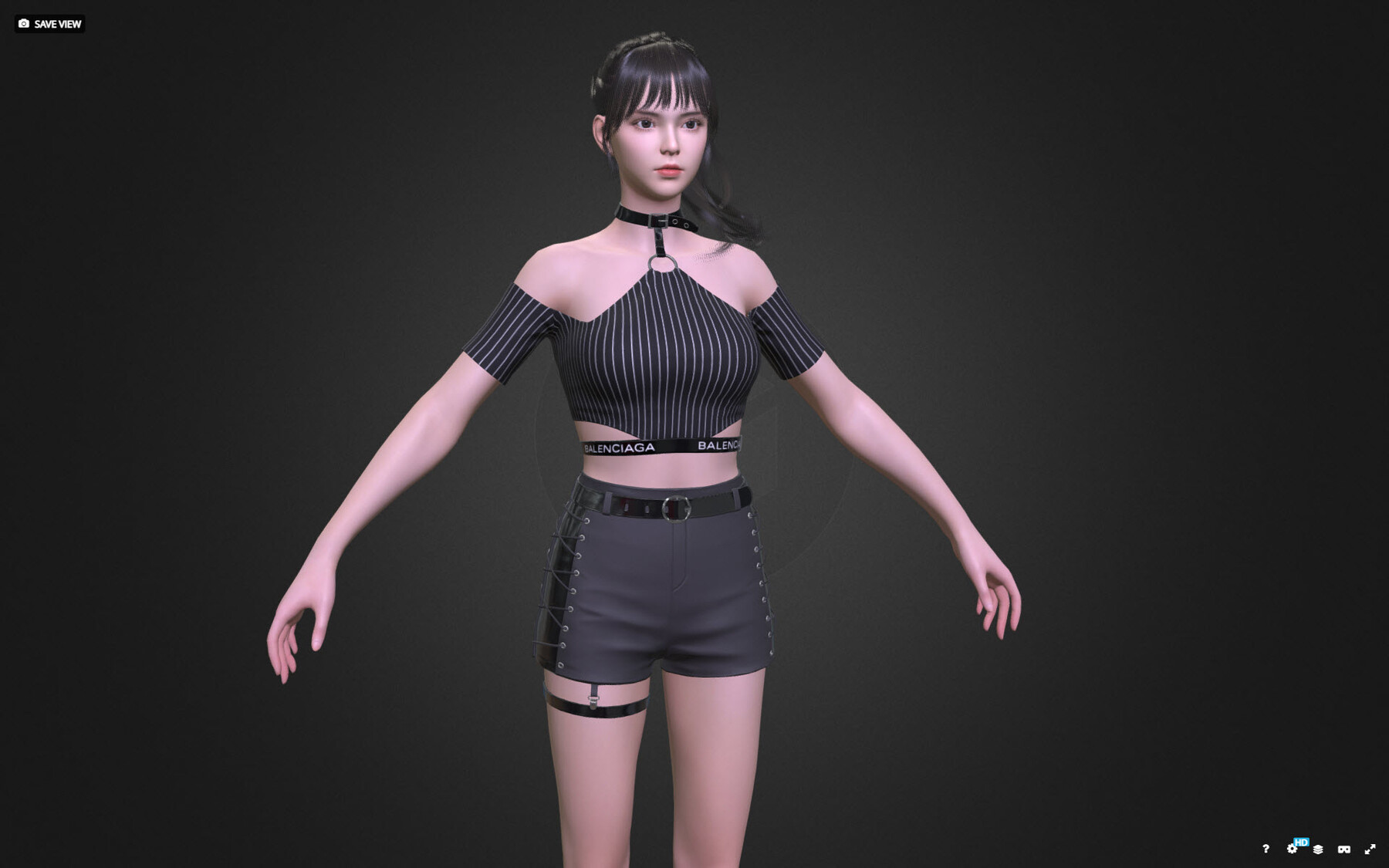 ArtStation - kpop virtual idol fashion young girl game assets sexy ...