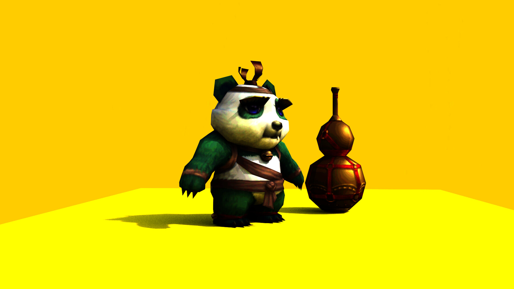 ArtStation - Panda ancient Q version | Game Assets