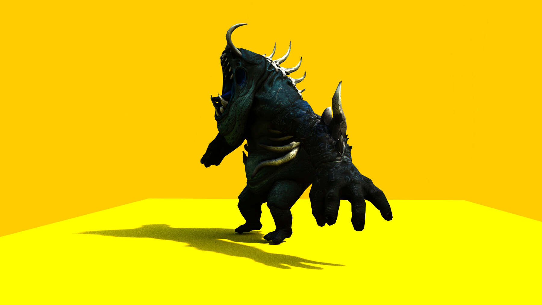 ArtStation - Teeth humanoid monster | Game Assets