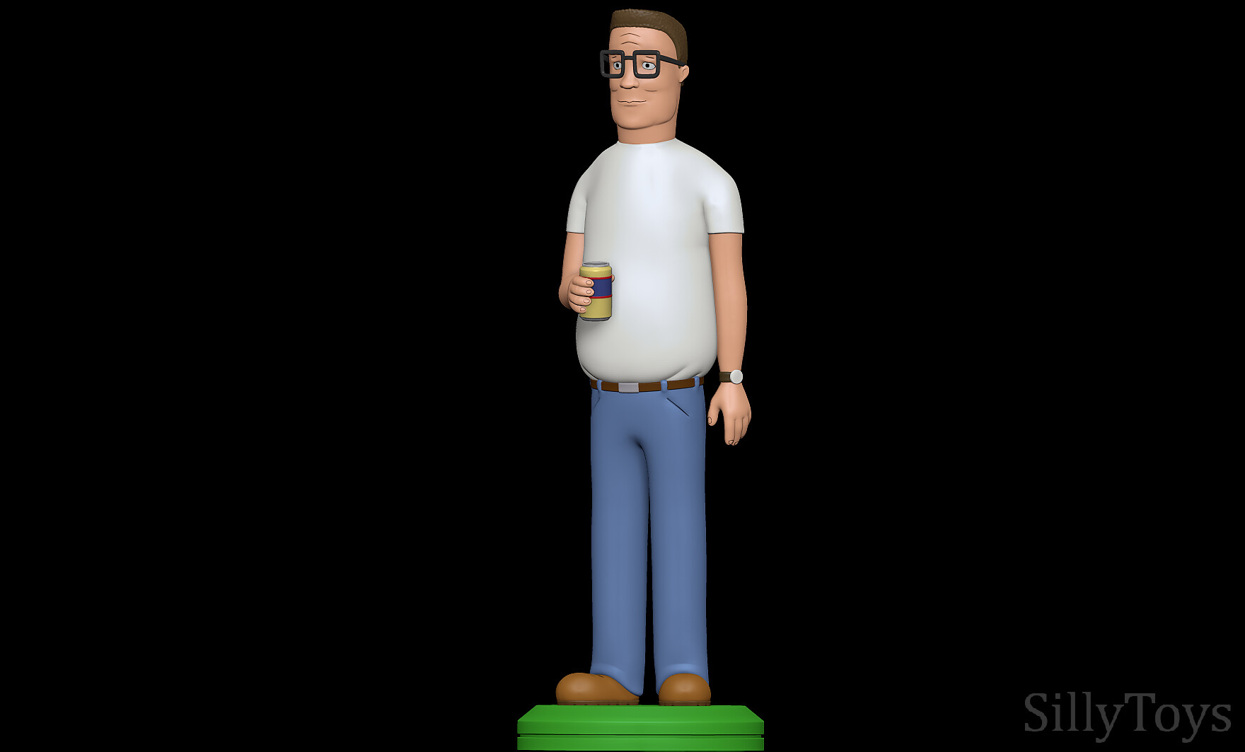 ArtStation - Hank Hill - King of the Hill 3D print model | Resources