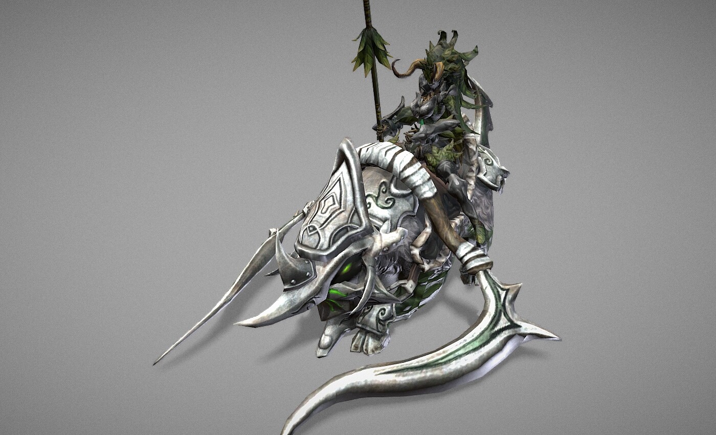 ArtStation - Myth Beast Warrior | Game Assets