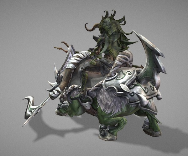ArtStation - Myth Beast Warrior | Game Assets