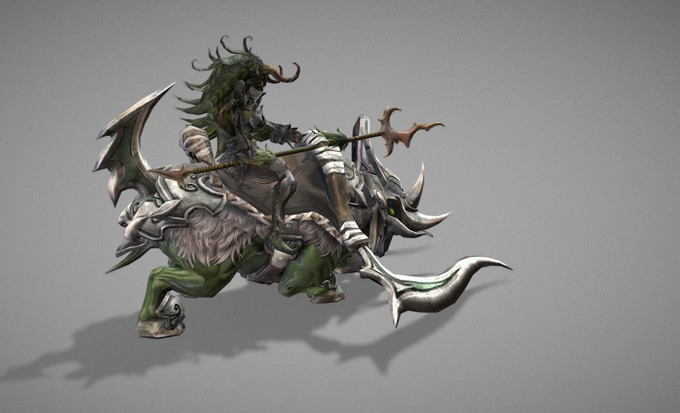 ArtStation - Myth Beast Warrior | Game Assets