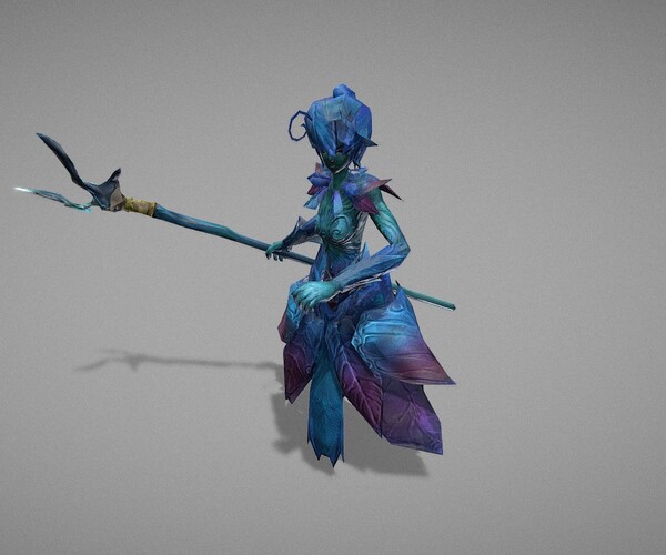 ArtStation - Wizard Spirit Witch | Game Assets
