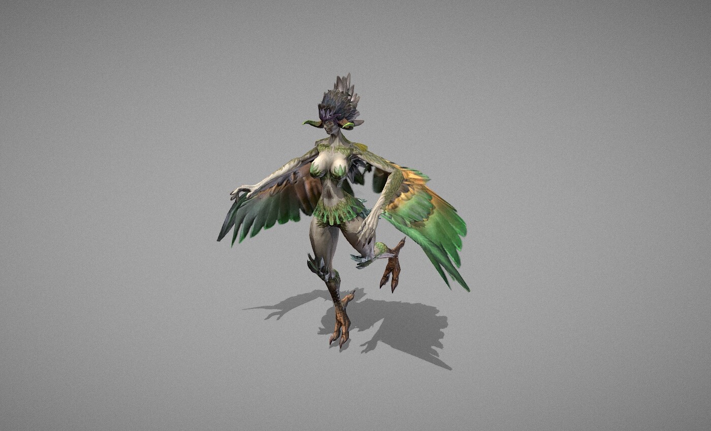 ArtStation - Harpy Myth | Game Assets
