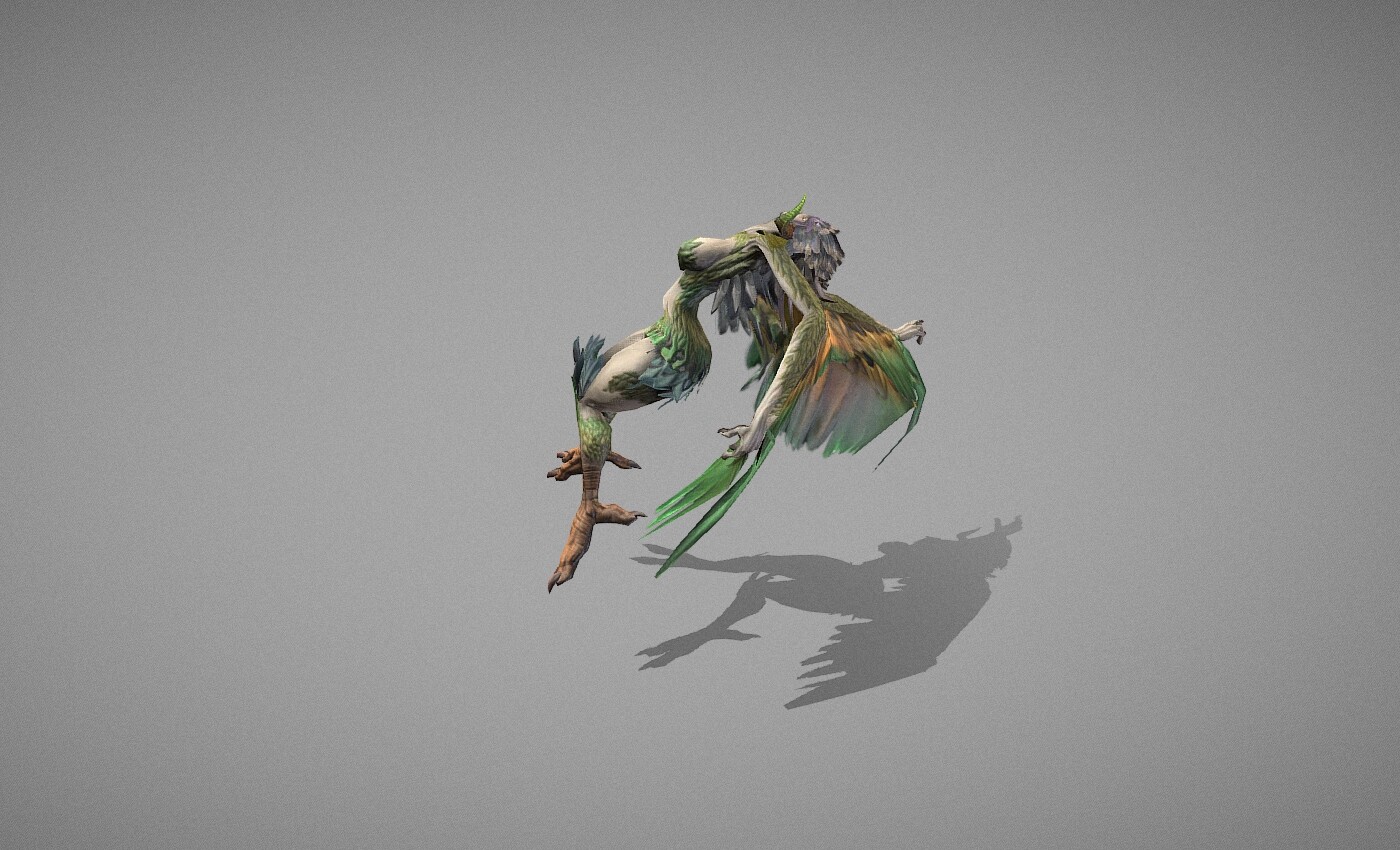 ArtStation - Harpy Myth | Game Assets