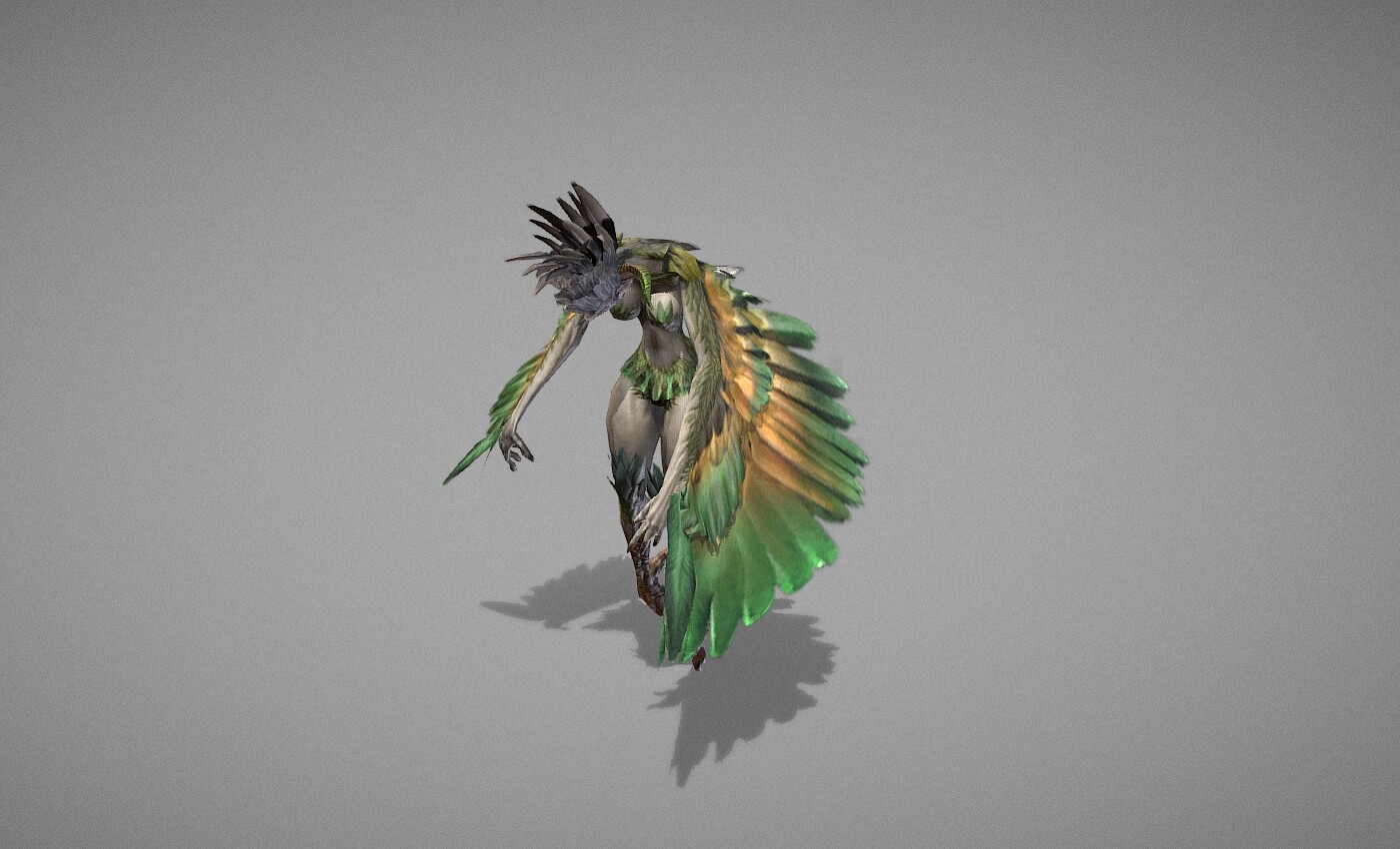 ArtStation - Harpy Myth | Game Assets