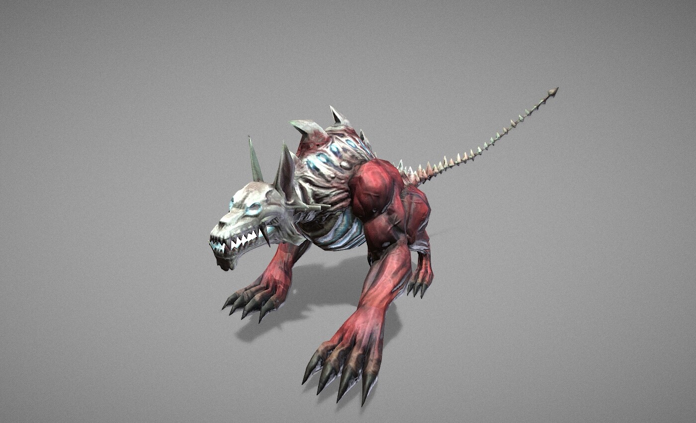 ArtStation - Hellhound Myth | Game Assets
