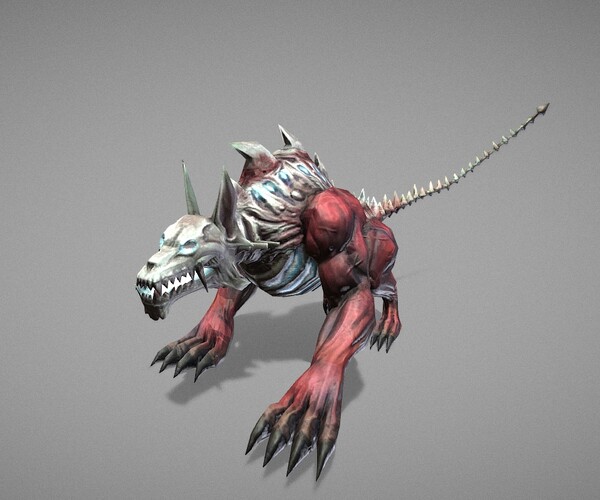 ArtStation - Hellhound Myth | Game Assets