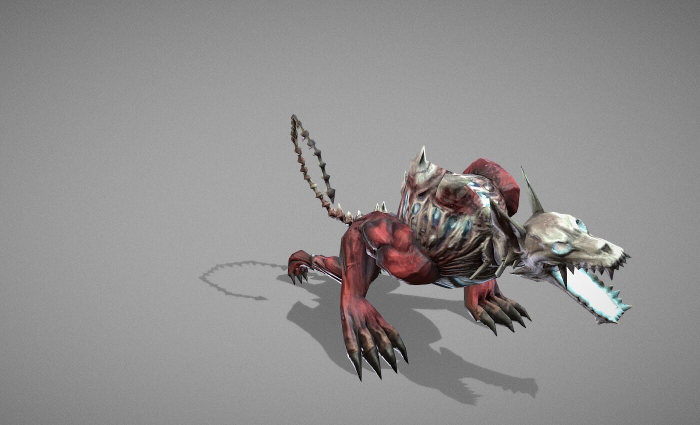 ArtStation - Hellhound Myth | Game Assets