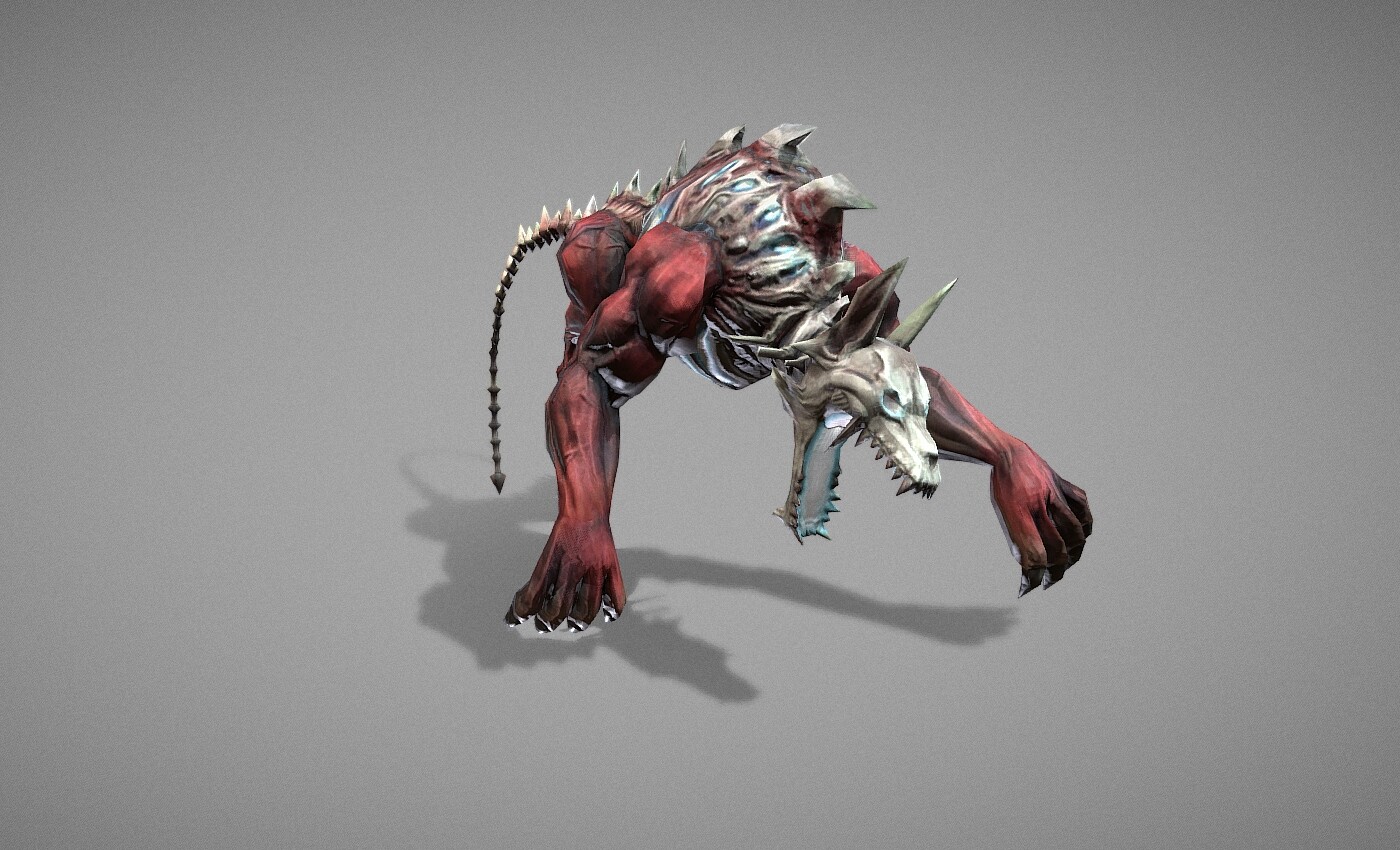 ArtStation - Hellhound Myth | Game Assets