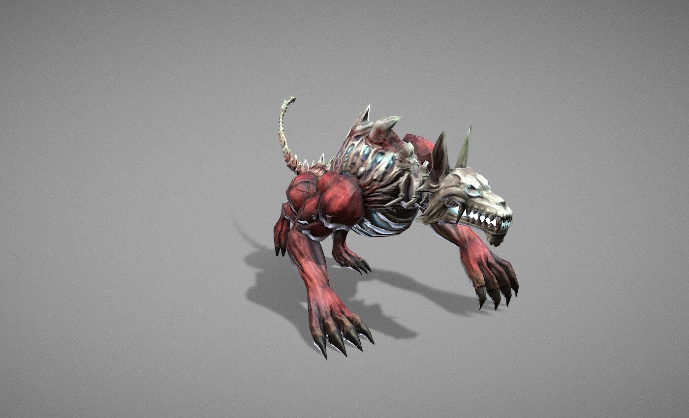 ArtStation - Hellhound Myth | Game Assets