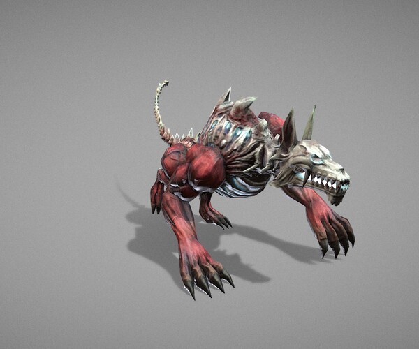 ArtStation - Hellhound Myth | Game Assets