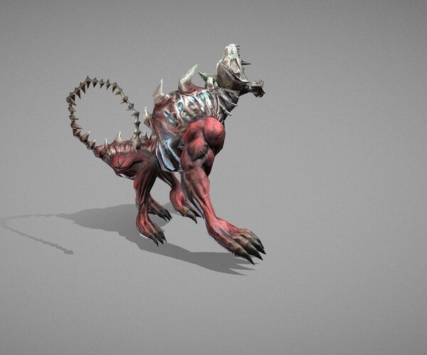 ArtStation - Hellhound Myth | Game Assets